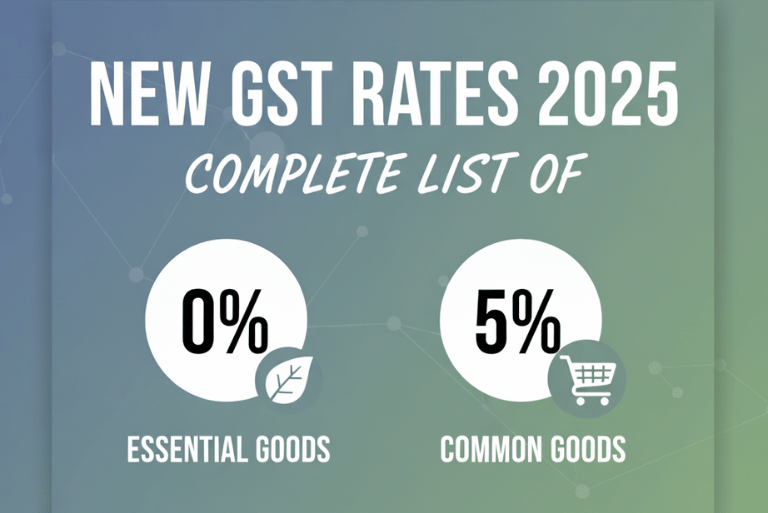 New GST Rates 2025: Complete List of 0% & 5% Goods - InstaSpaces Blog